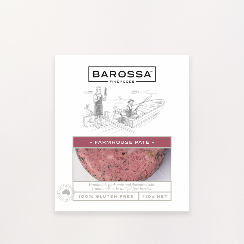 Barossa Fine Foods- Pate Farmhouse 6 x 110g | Gulli Food Distributors